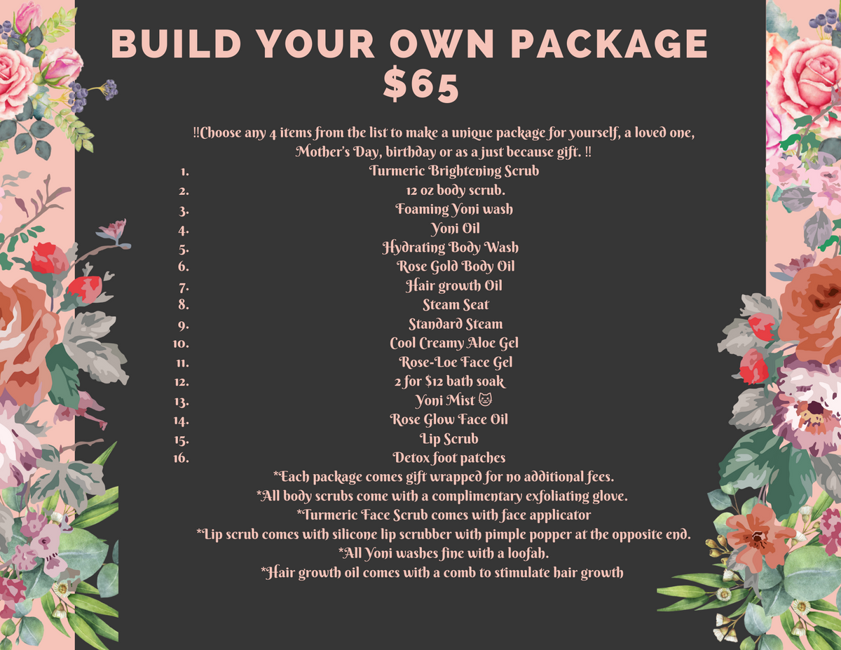 Build Your Own Package – TheFlowerPotLLC